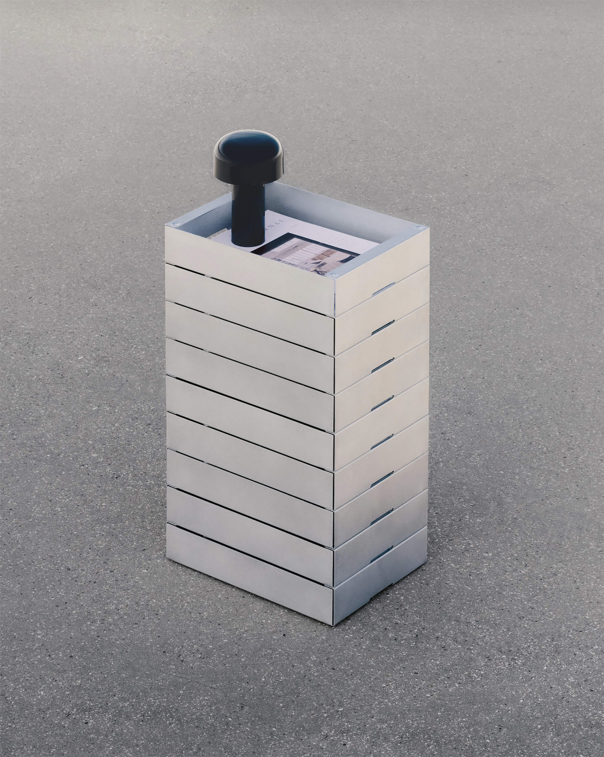 KGT stackable metal storage box by CP-RV for UTIL – analograum