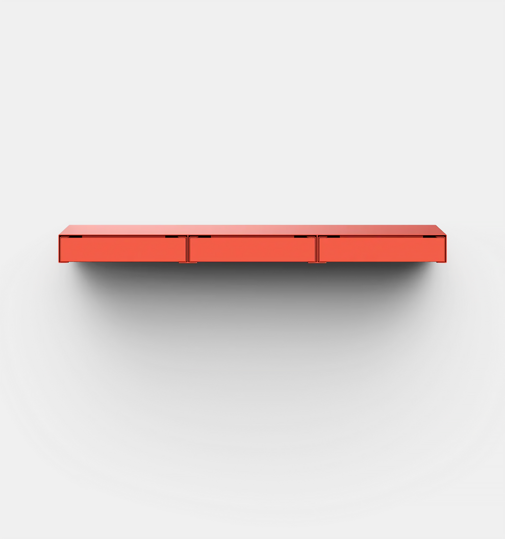 KGT wall unit 3 horizontal cabinet with removable drawers by studio ...