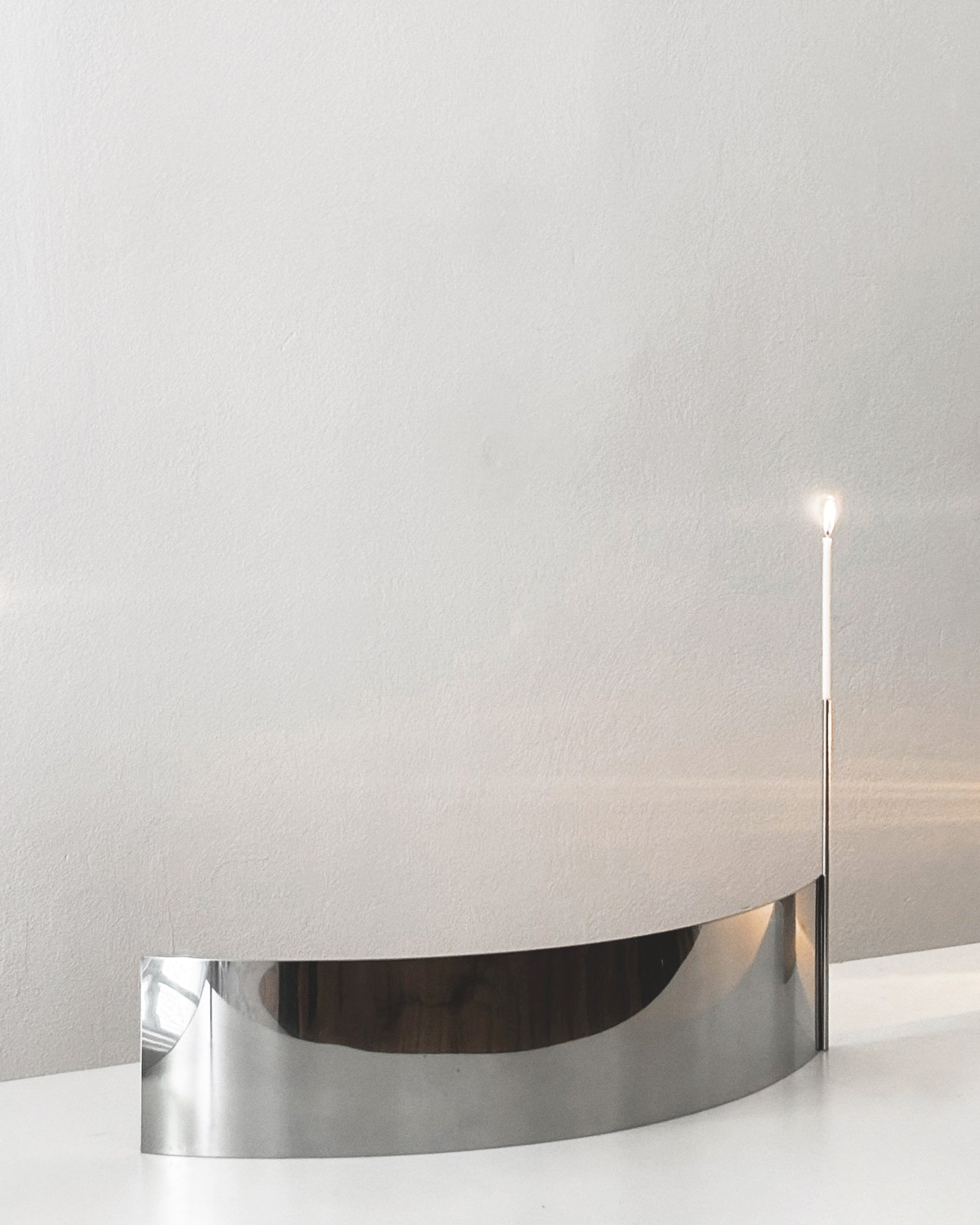 TANGENCY metal candle holder | modular magnetic design by Anoe Melliou ...
